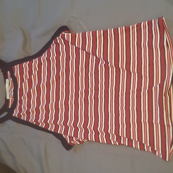 Active USA | Tops | Stripped Tank Top | Poshmark